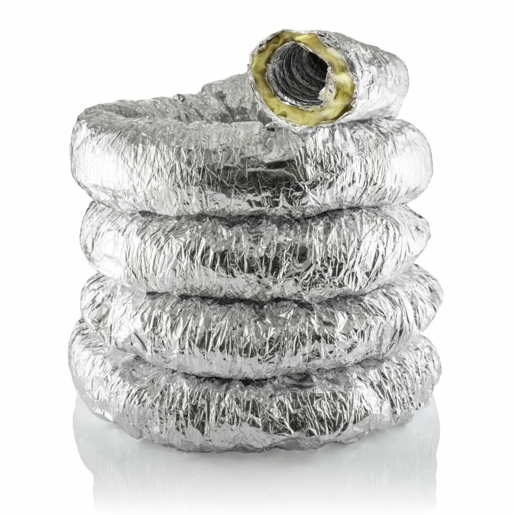 Semi Rigid Double Walled Corrugated Ducting 75mm x 50m - Ventilation ...